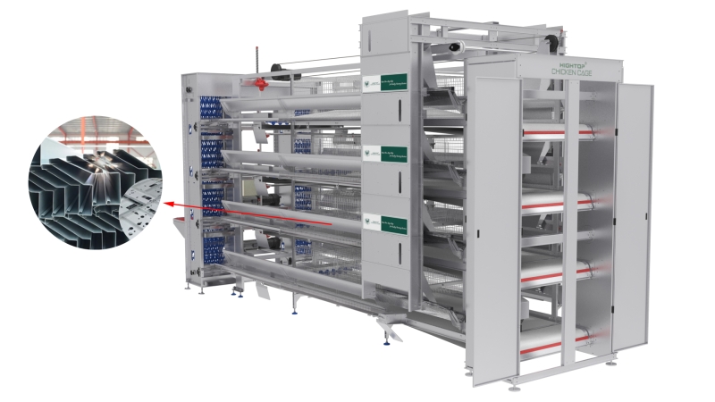 H Type Battery Cage - Hightop® Poultry Equipment