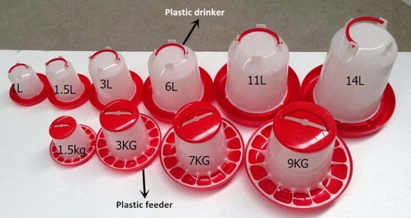 Manual Poultry Feeder and Drinker